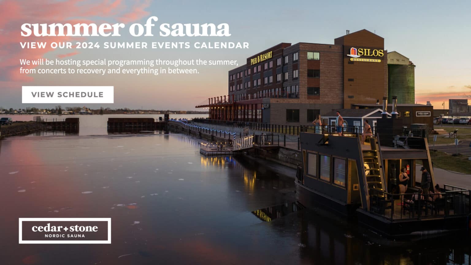 Cedar and Stone Nordic Sauna in Duluth, Minnesota