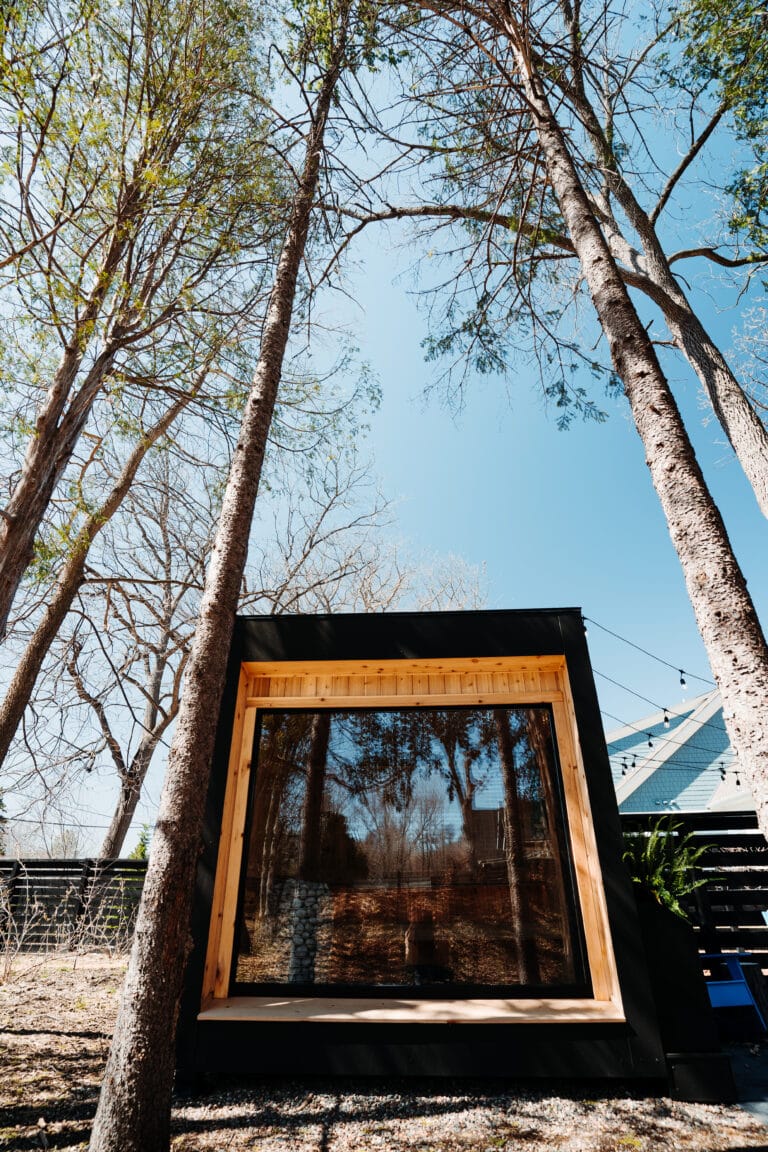 The Scandinavian Modern Backyard Retreat - Cedar and Stone Nordic Sauna